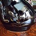 Vintage Black Pitcher, Black Ceramic Pitcher, Juice Pitcher, Black ...