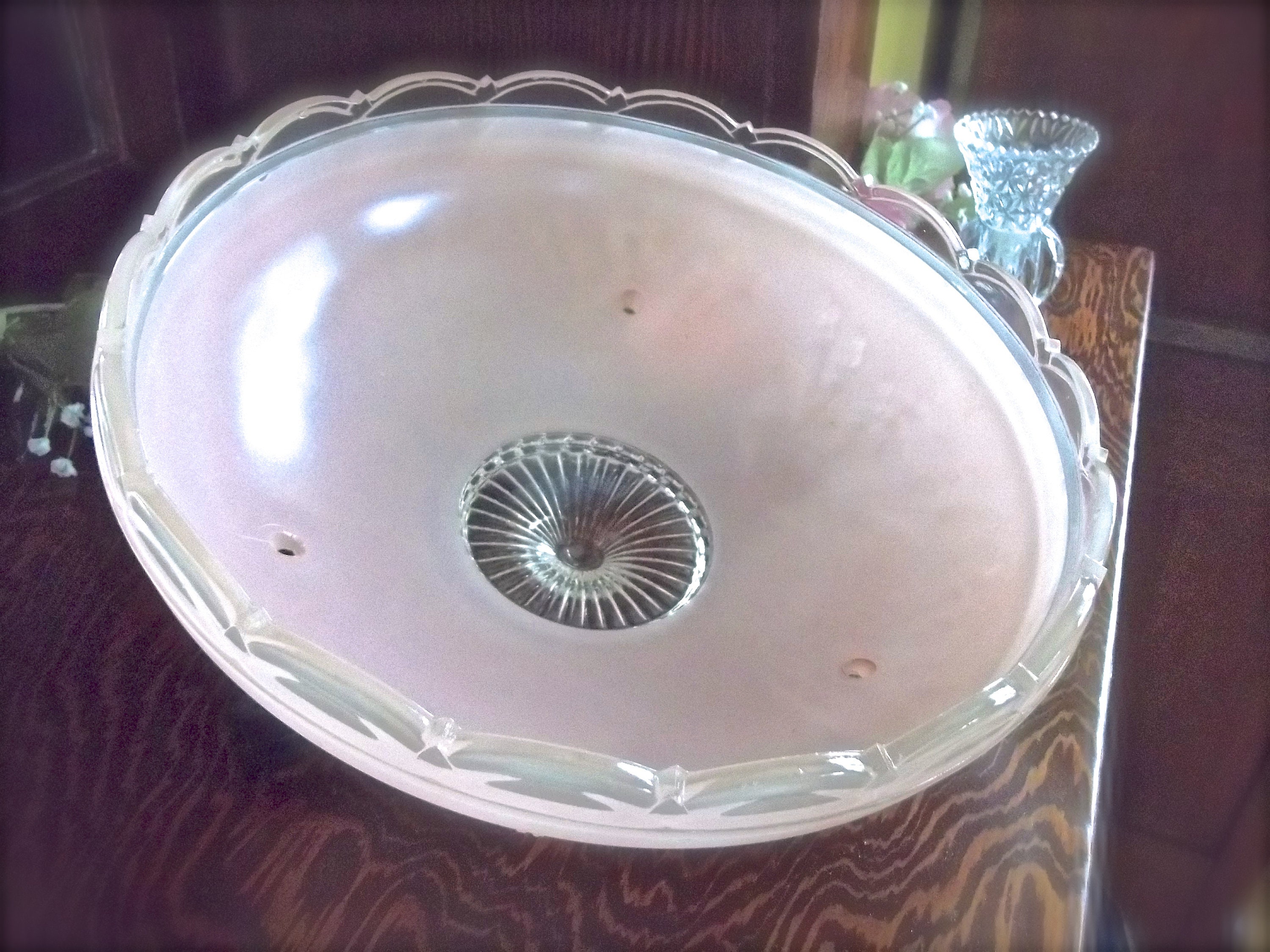 Ceiling Shade, Vintage Ceiling Shade, Glass Ceiling Shade, Glass Shade ...