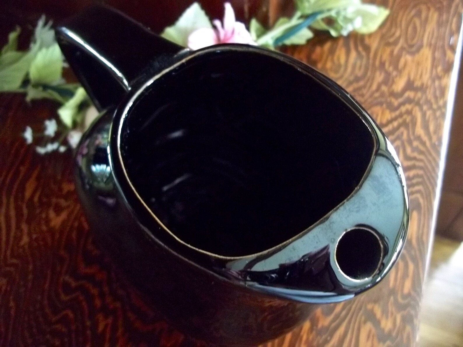 Vintage Black Pitcher Black Ceramic Pitcher Juice Pitcher - Etsy