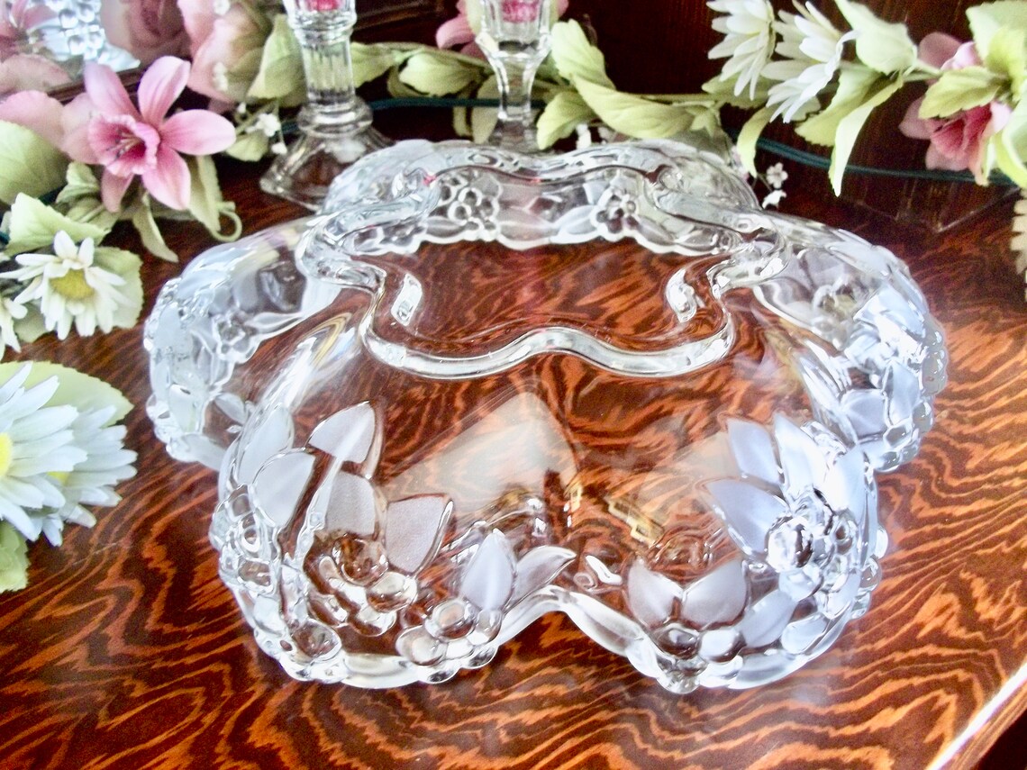 Mikasa Glass Mikasa Glass Bowl Vintage Glass Bowl Glass Etsy