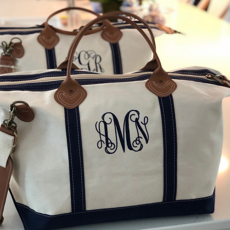 Monogrammed Weekender Bag - Etsy