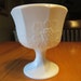 Indiana Glass Compote, White Milk Glass Compote, White Milk Glass ...