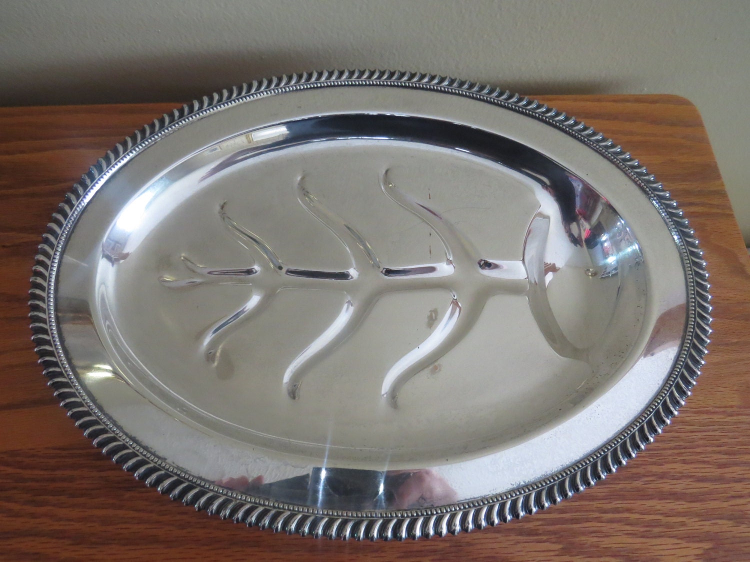 Paper & Party Supplies Turkey serving dish Serving Tray Vintage Tray ...