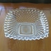 Indiana Glass, Diamond Point, Square Dish, Nut Dish, Candy Dish ...