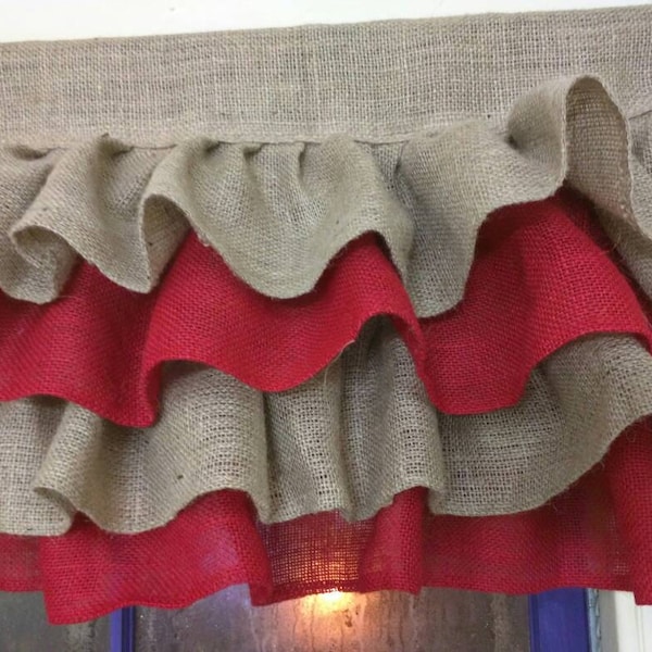 Ruffle Valance - Etsy