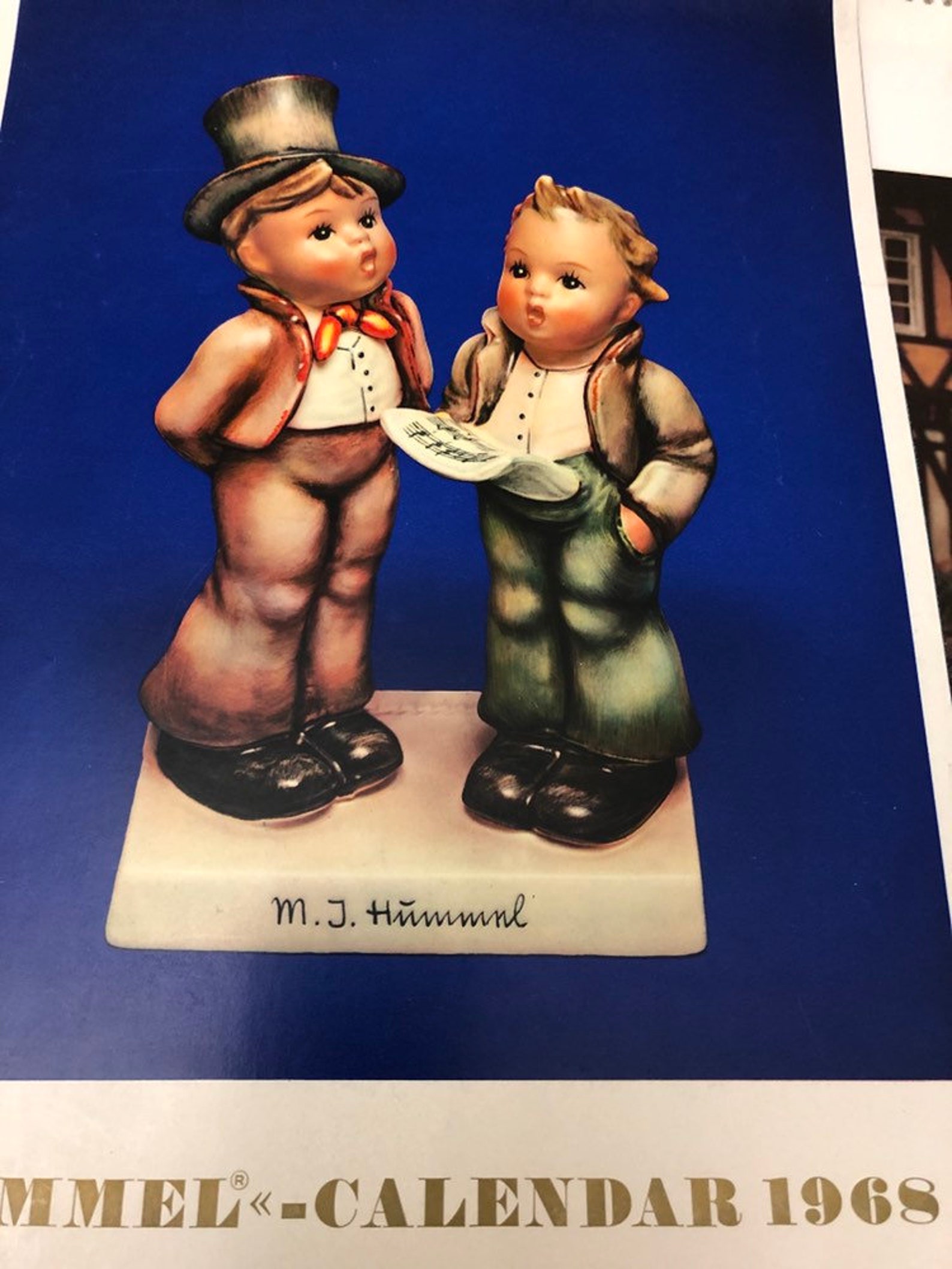 Original Vintage Hummel 1968 Calendar - Etsy