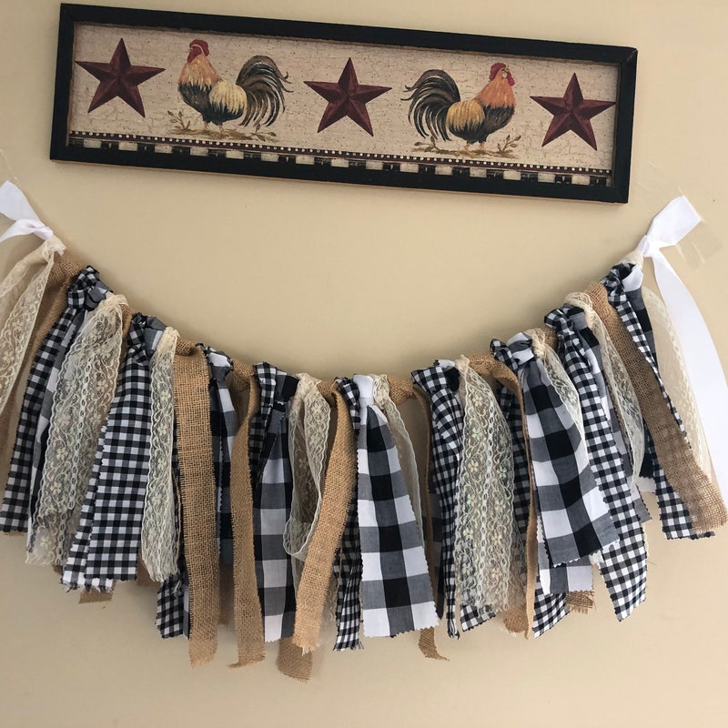 Rag Garland - Etsy