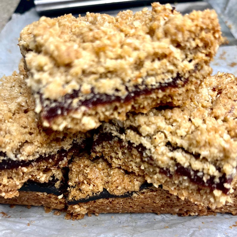 Dates Squares/shortbread Dates Squares: All Natural Pastry Bars/ About ...