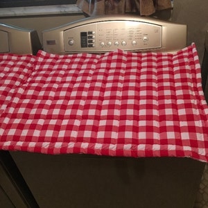 2 Quilted Washer and Drier Top Cover Laundry Room Decor Vintage Look ...