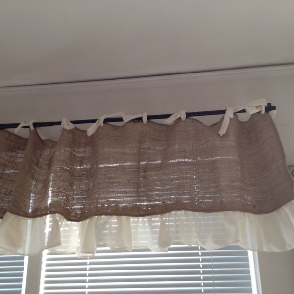 Burlap Valance - Etsy