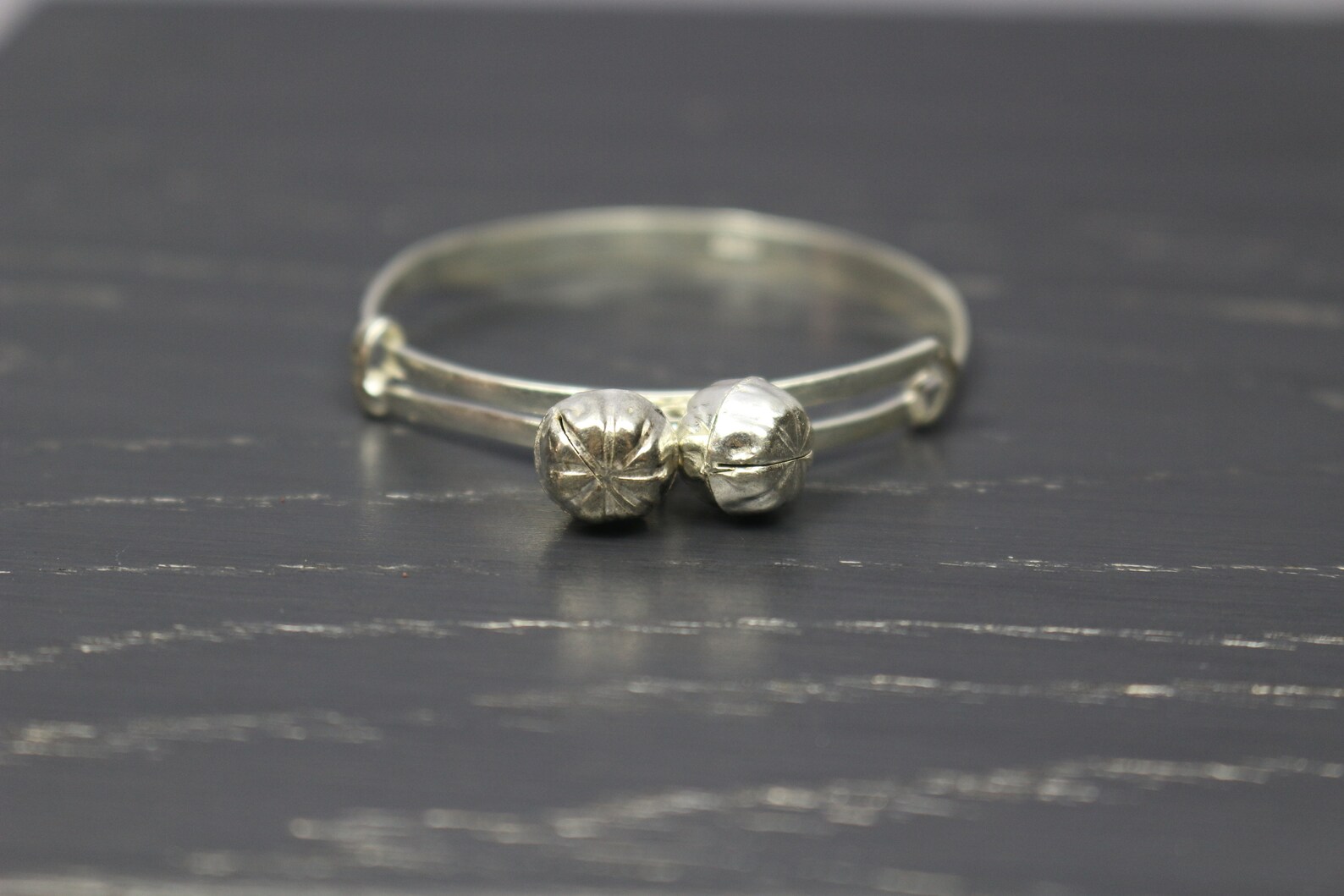 Sterling Silver Baby Bangle Bracelet Baby Anklet With Bells | Etsy