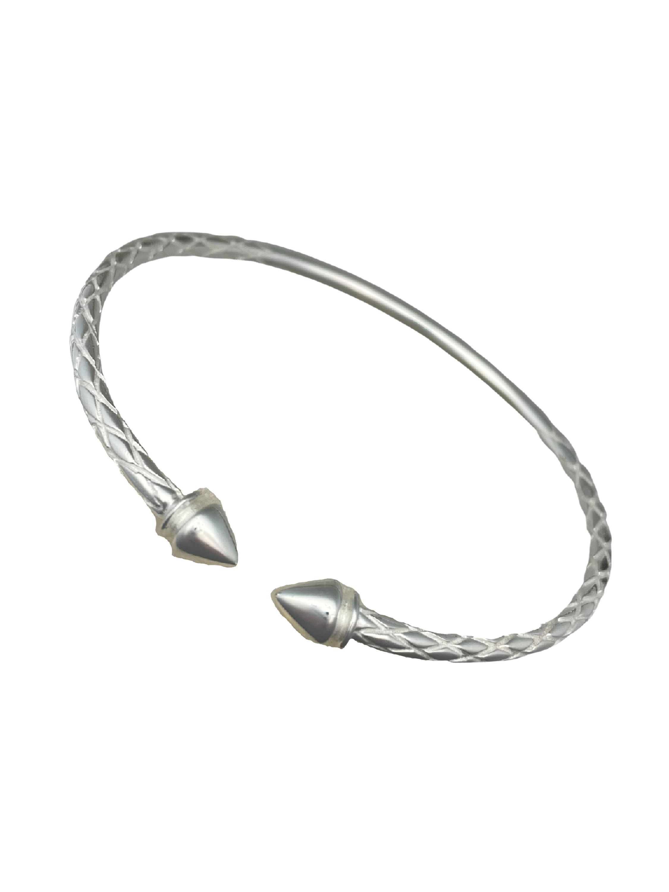 Sterling Silver West Indian Bangle Bracelet, West Indie Jewelry for ...