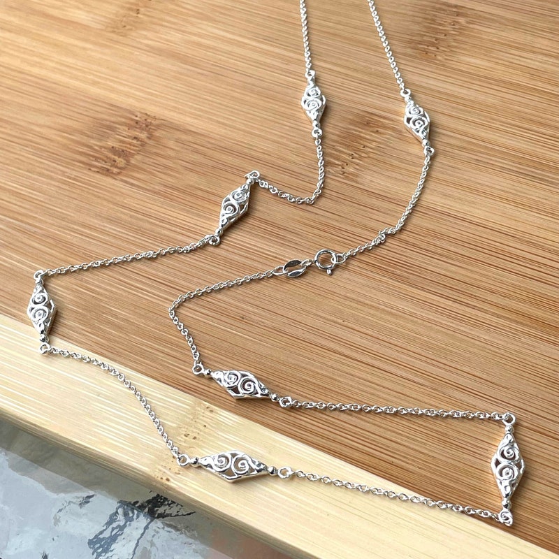 Long Chain Necklace - Etsy
