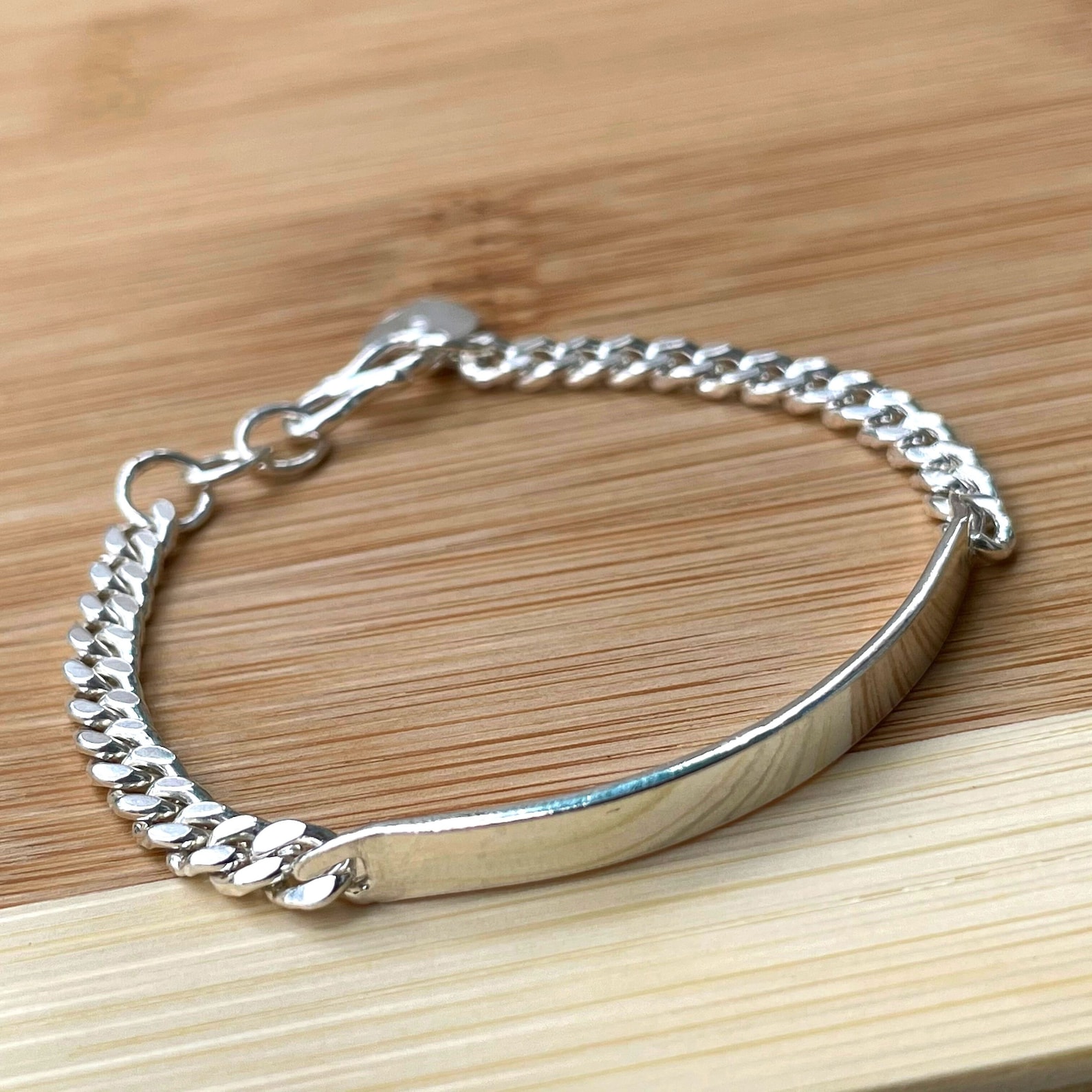 Baby ID Bracelet Curb Chain Bracelet Toddler Bracelet for - Etsy