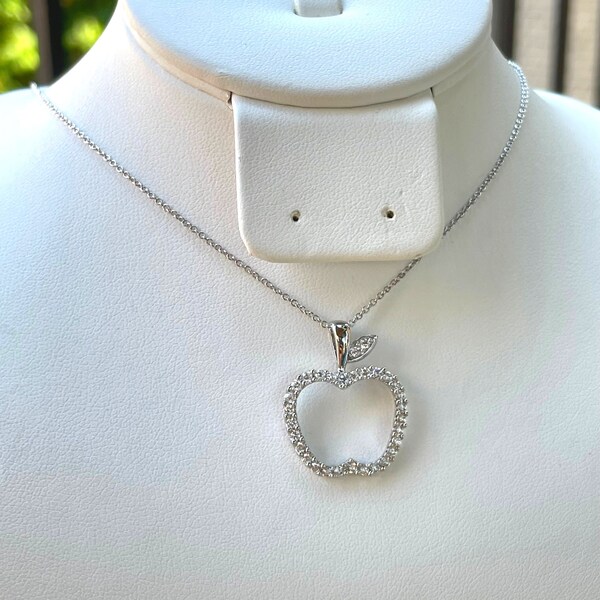 Apple Pendant - Etsy