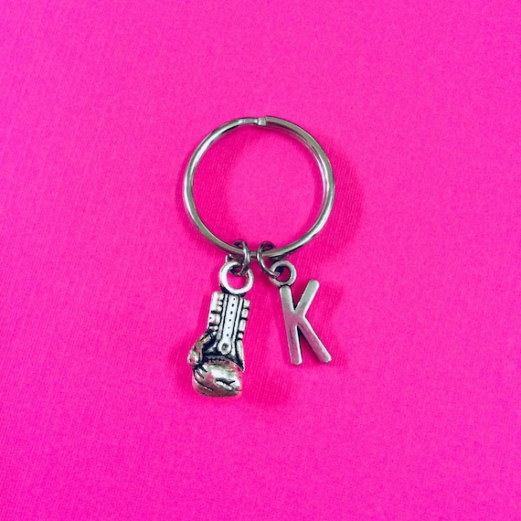 BOXING GLOVE KEYCHAIN Boxing Keychain Kickboxing Keychain | Etsy
