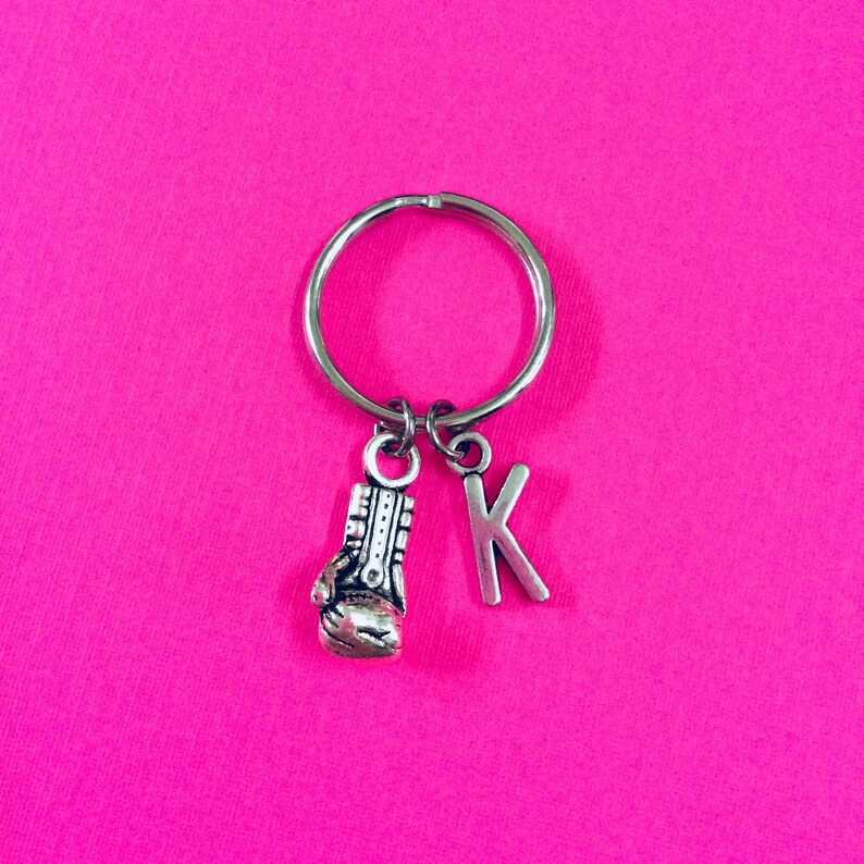 BOXING GLOVE KEYCHAIN, Boxing Keychain, Kickboxing Keychain, Fitness ...