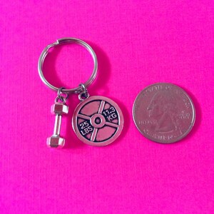 BODYBUILDING KEYCHAIN, Weight Lifting Keychain, Fitness Keychain ...