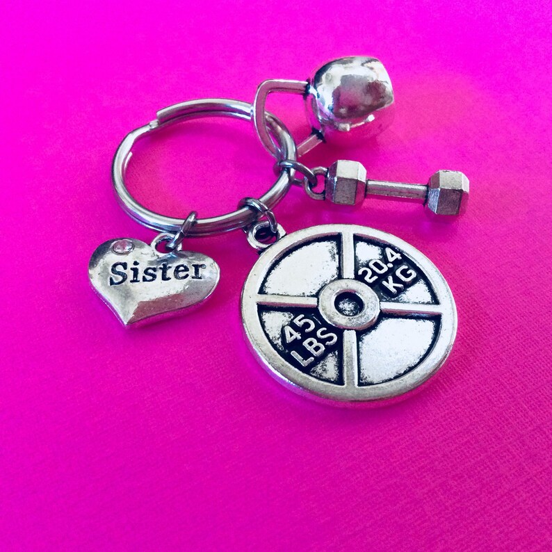 SWOLE SISTERS KEYCHAINS Bodybuilding Keychain Weight Lifting | Etsy