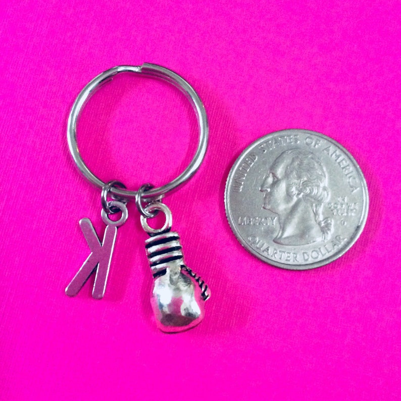 BOXING GLOVE KEYCHAIN, Boxing Keychain, Kickboxing Keychain, Fitness ...