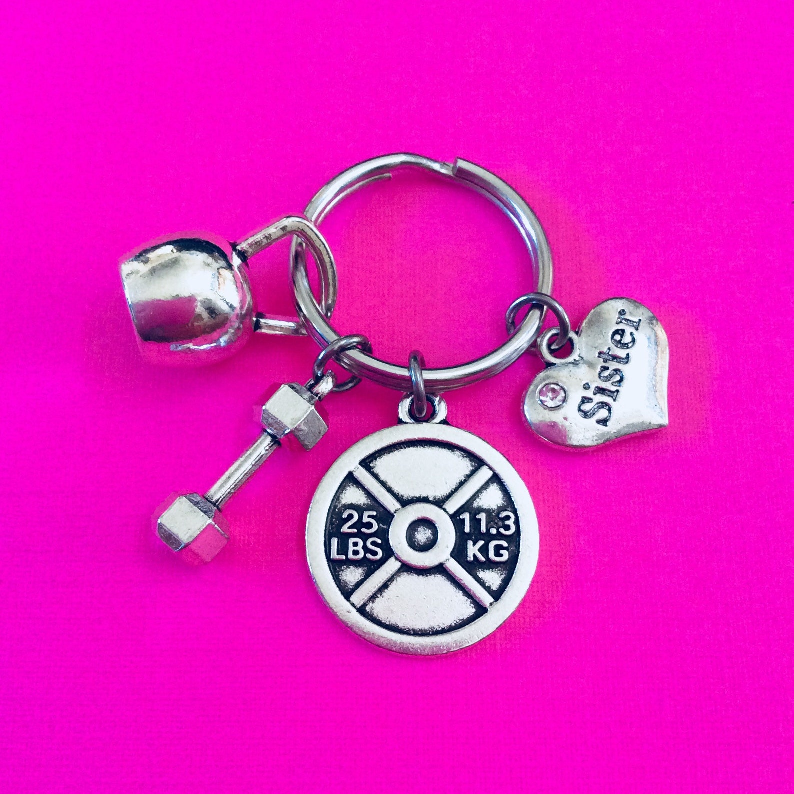 SWOLE SISTERS KEYCHAINS Bodybuilding Keychain Weight Lifting | Etsy