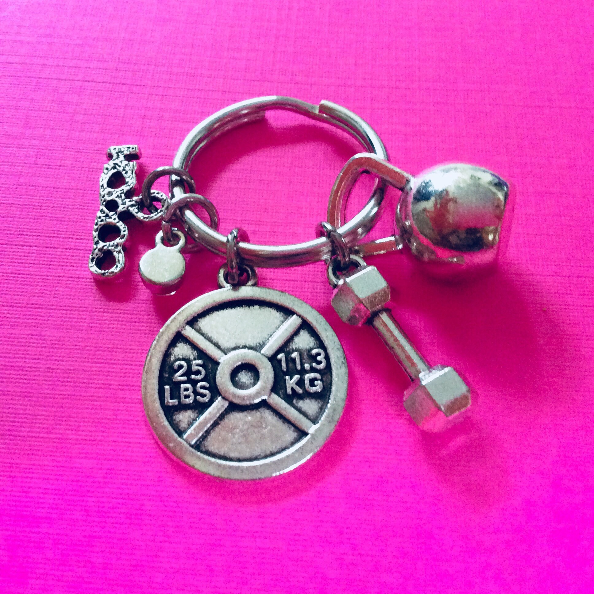 PERSONAL TRAINER KEYCHAIN, Bodybuilding Keychain, Weight Lifting ...