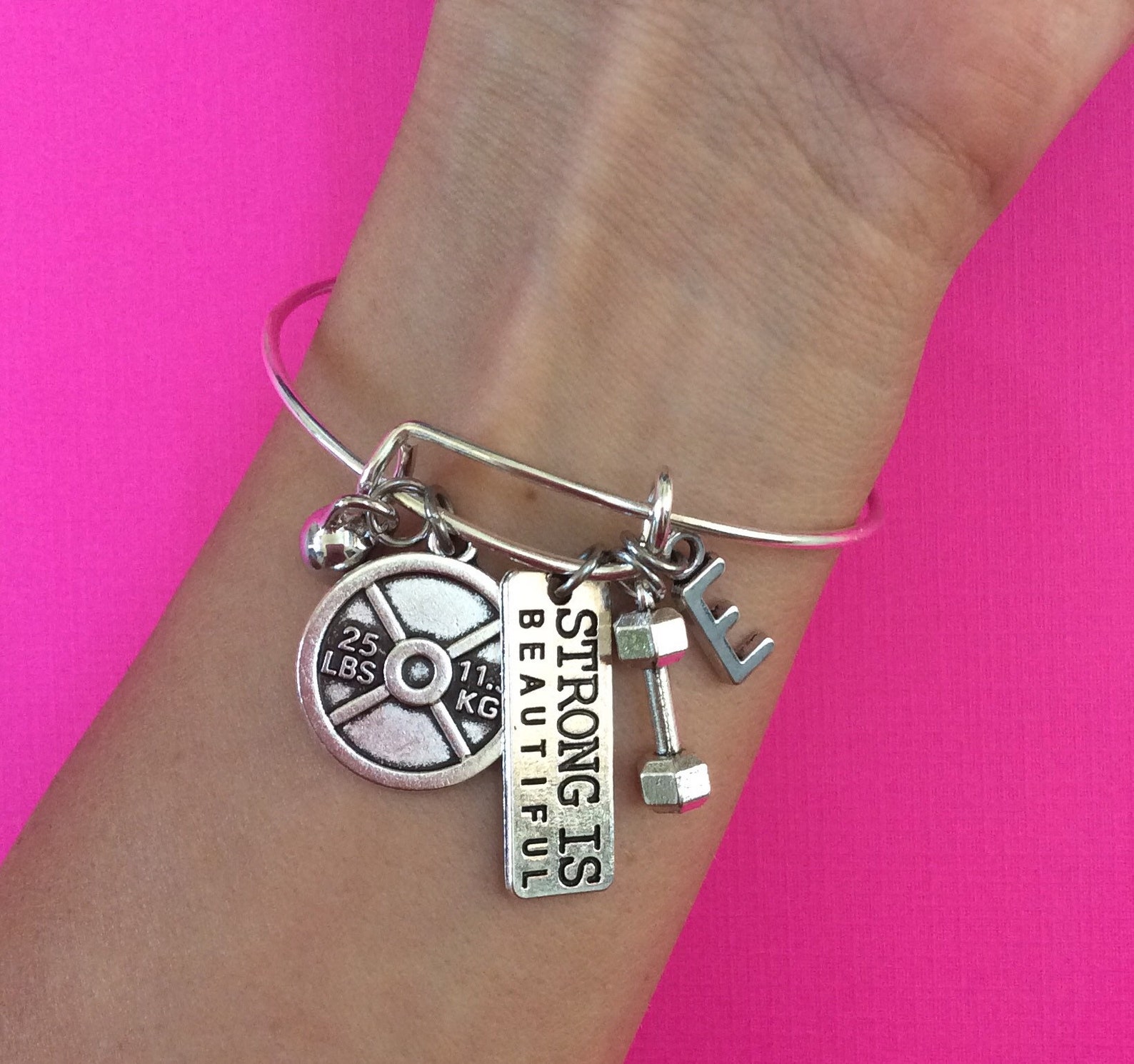 CUSTOM BODYBUILDING BRACELET Weight Lifting Bracelet Fitness - Etsy