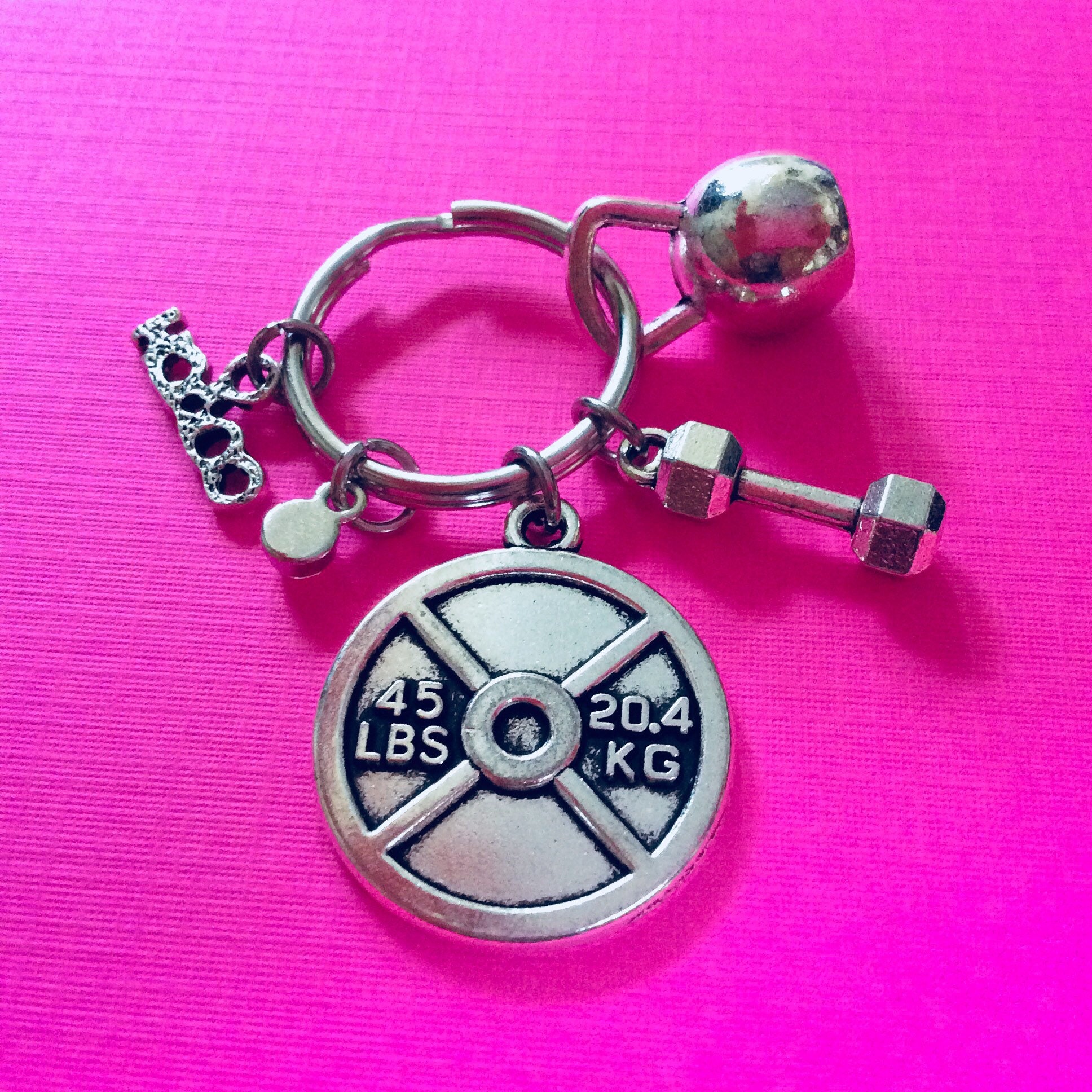 PERSONAL TRAINER KEYCHAIN, Bodybuilding Keychain, Weight Lifting ...