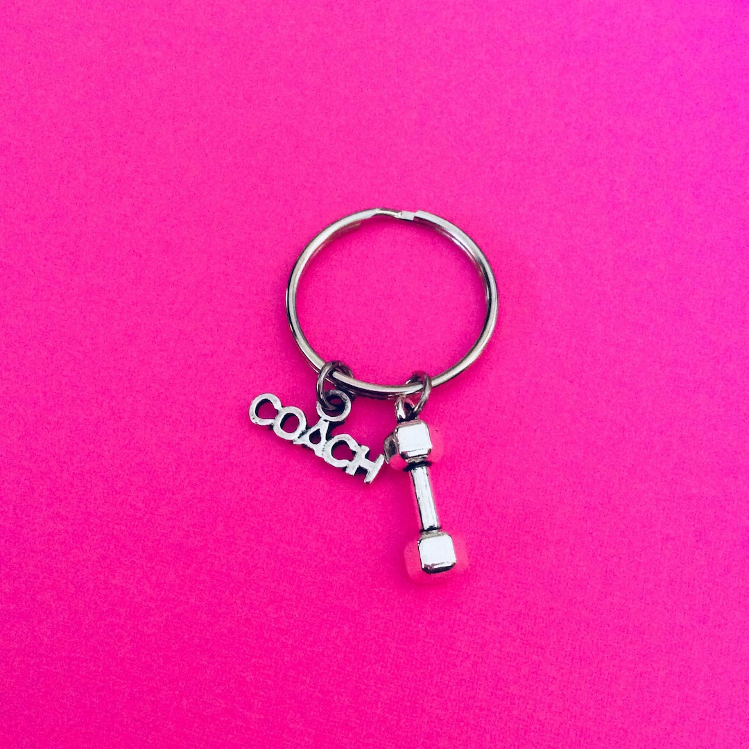 PERSONAL TRAINER KEYCHAIN, Bodybuilding Keychain, Weight Lifting ...