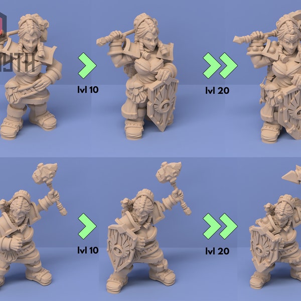 Female Dwarf Miniature - Etsy