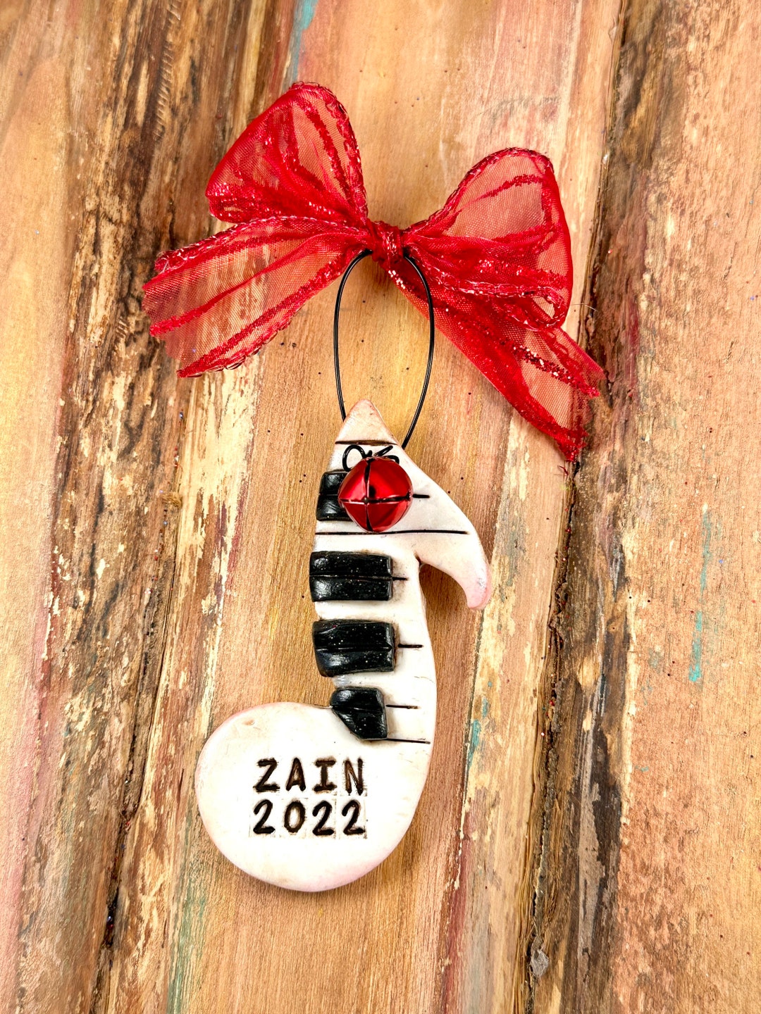 Custom Music / Musical Note / Song / Piano Polymer Clay Personalized ...