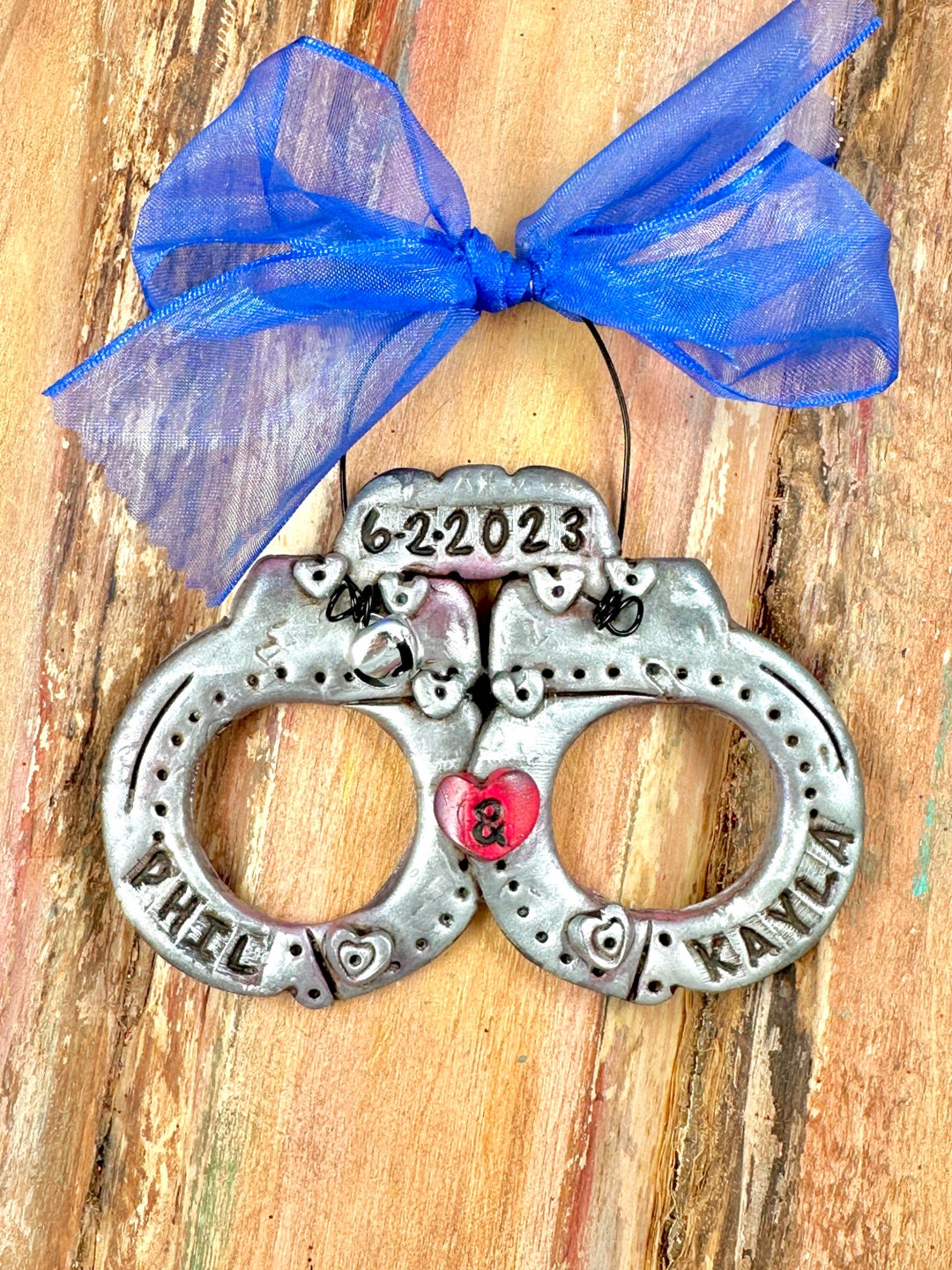 Personalized Handcuff Ornament: Police Academy Graduation Keepsake - Etsy