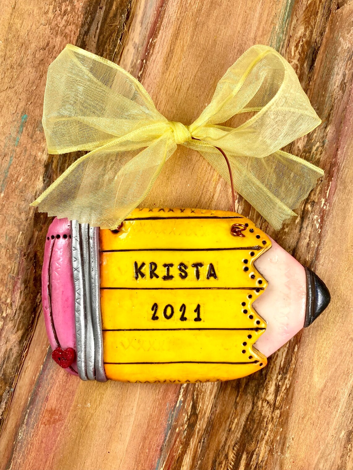 Personalized 2 Pencil / Back to School / Teacher Gift / - Etsy