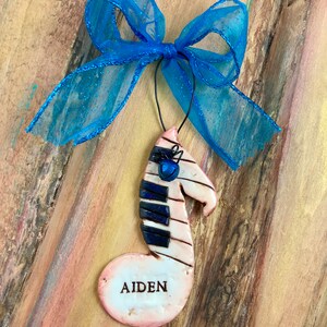 Custom Music / Musical Note / Song / Piano Polymer Clay Personalized ...
