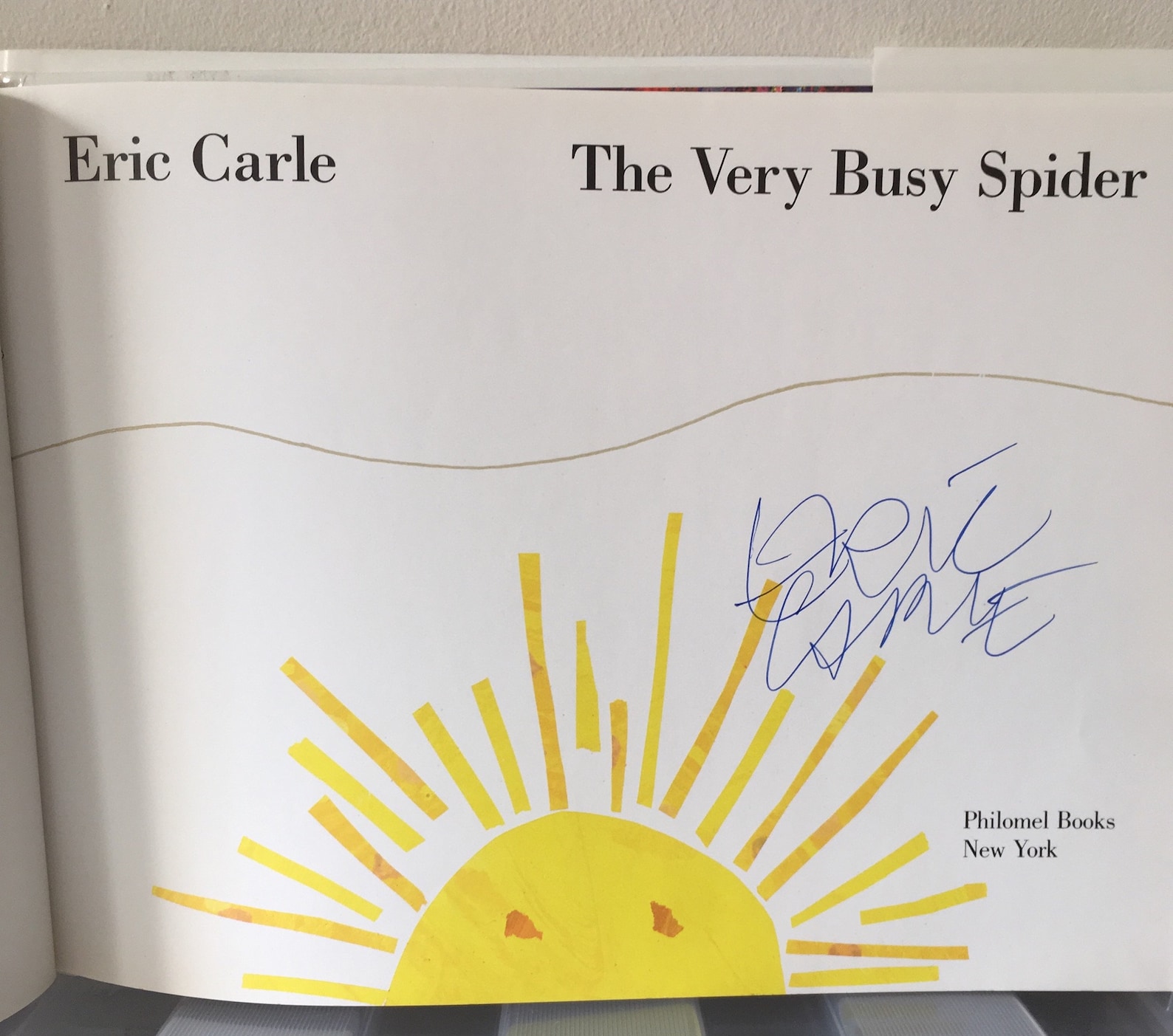 Eric Carle SIGNED Book Eric Carle Autographed Book Very Busy | Etsy