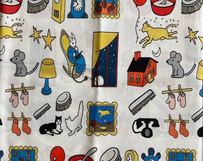 13"x25", Good Night Moon Fabric Panel, Goodnight Moon Fabric Panel ...