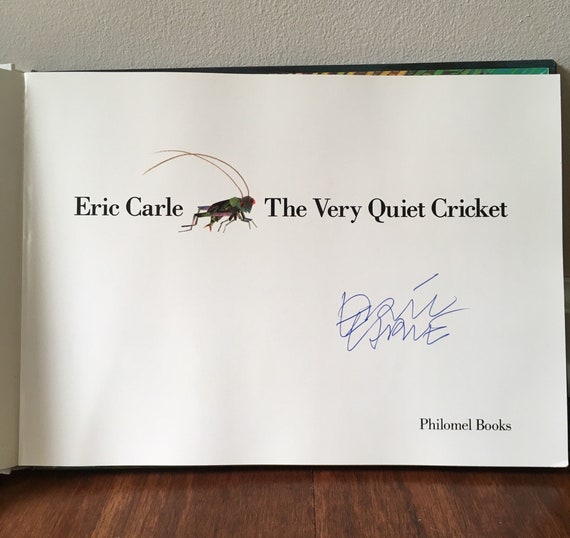 Eric Carle SIGNED Book Eric Carle Autographed Book Very | Etsy