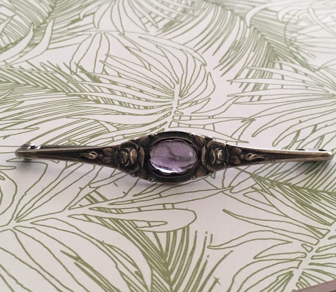 Antique Victorian Pin,antique Silver Pin, Victorian Silver Pin, Antique ...