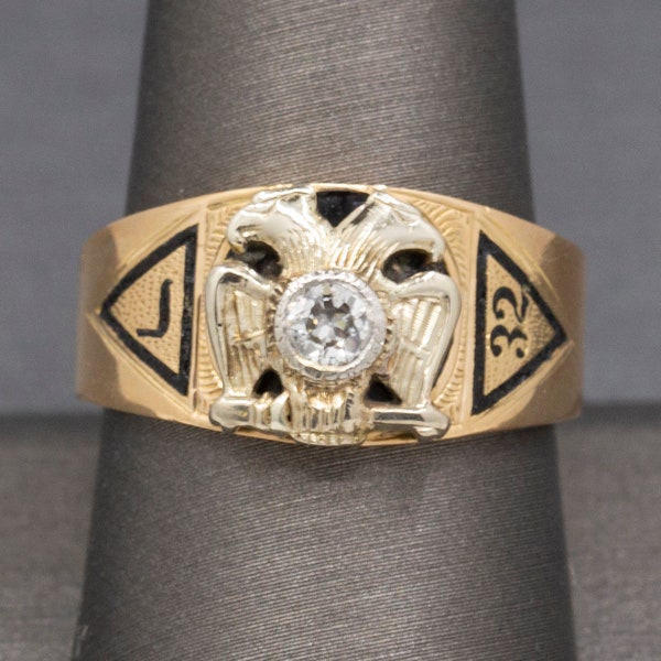 Antique Masonic Ring Etsy