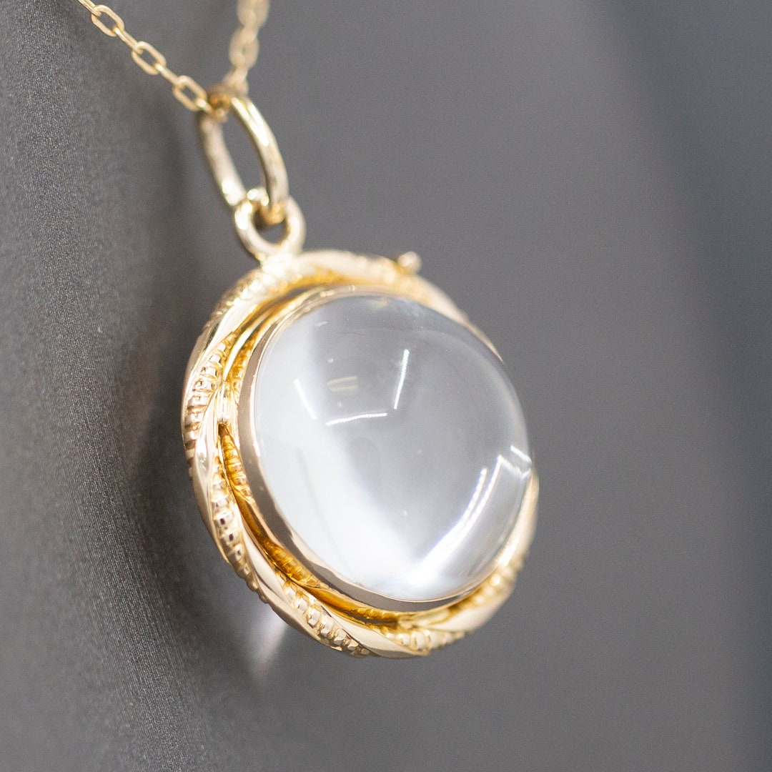 Antique Victorian Pools of Light Double Sided Rock Crystal Quartz ...