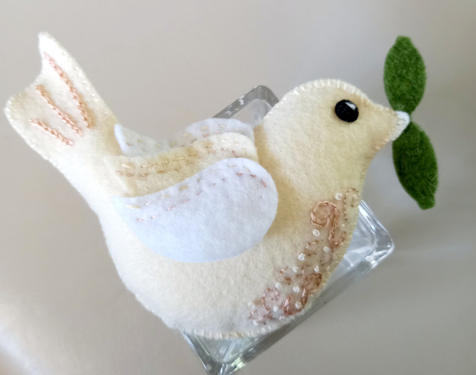 DIGITAL DOWNLOAD PATTERN Template for Making a Good Luck Peace Dove ...