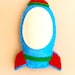 DIGITAL DOWNLOAD ONLY Rocket Plushie, Stuffie, Applique, Diy Felt ...
