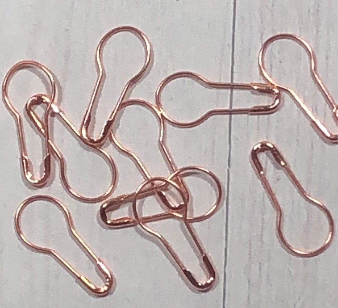 30 Rose Gold Bulb Pins for Junk Journals Making Dangles or Attaching ...