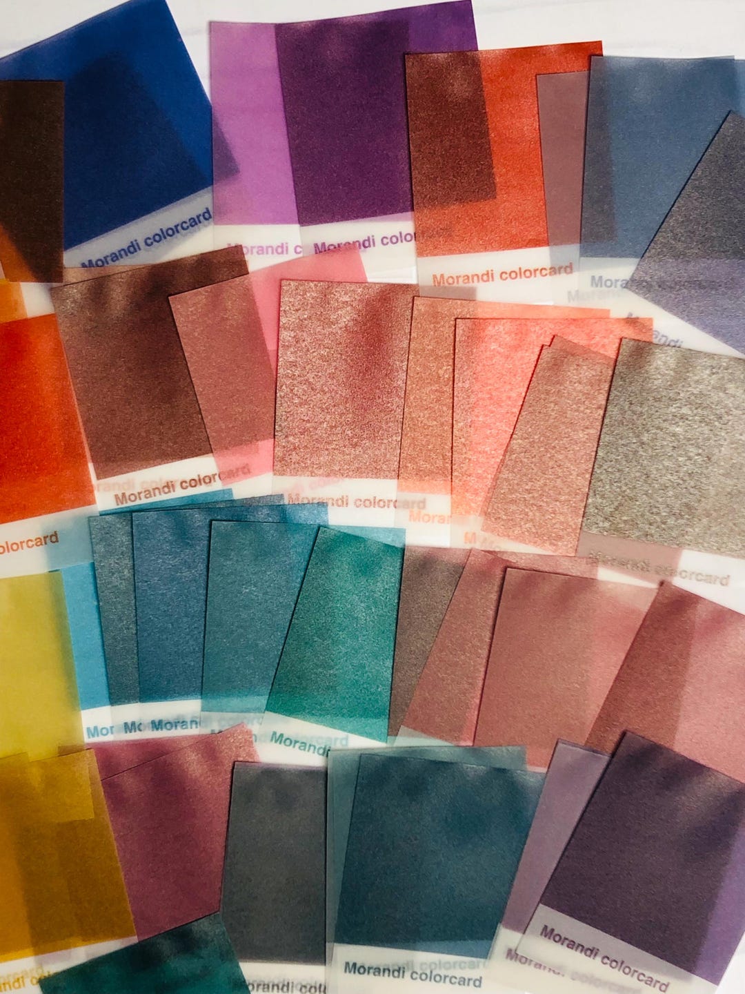 Pantone Vellum Paper Assorted Mini Translucent Colour Sheets Morandi ...