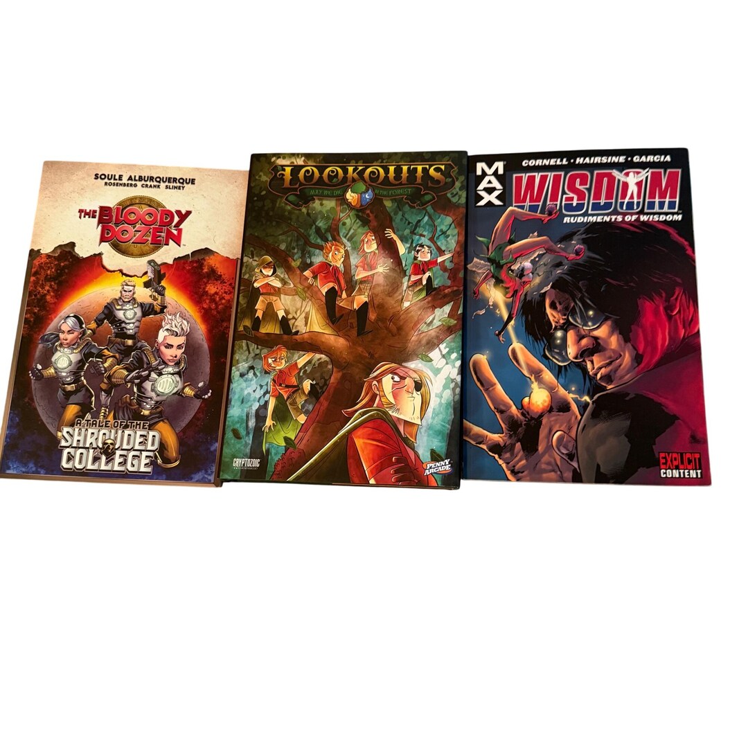 The Bloody Dozen / Lookouts / Max Wisdom Trade Book Lot - Etsy