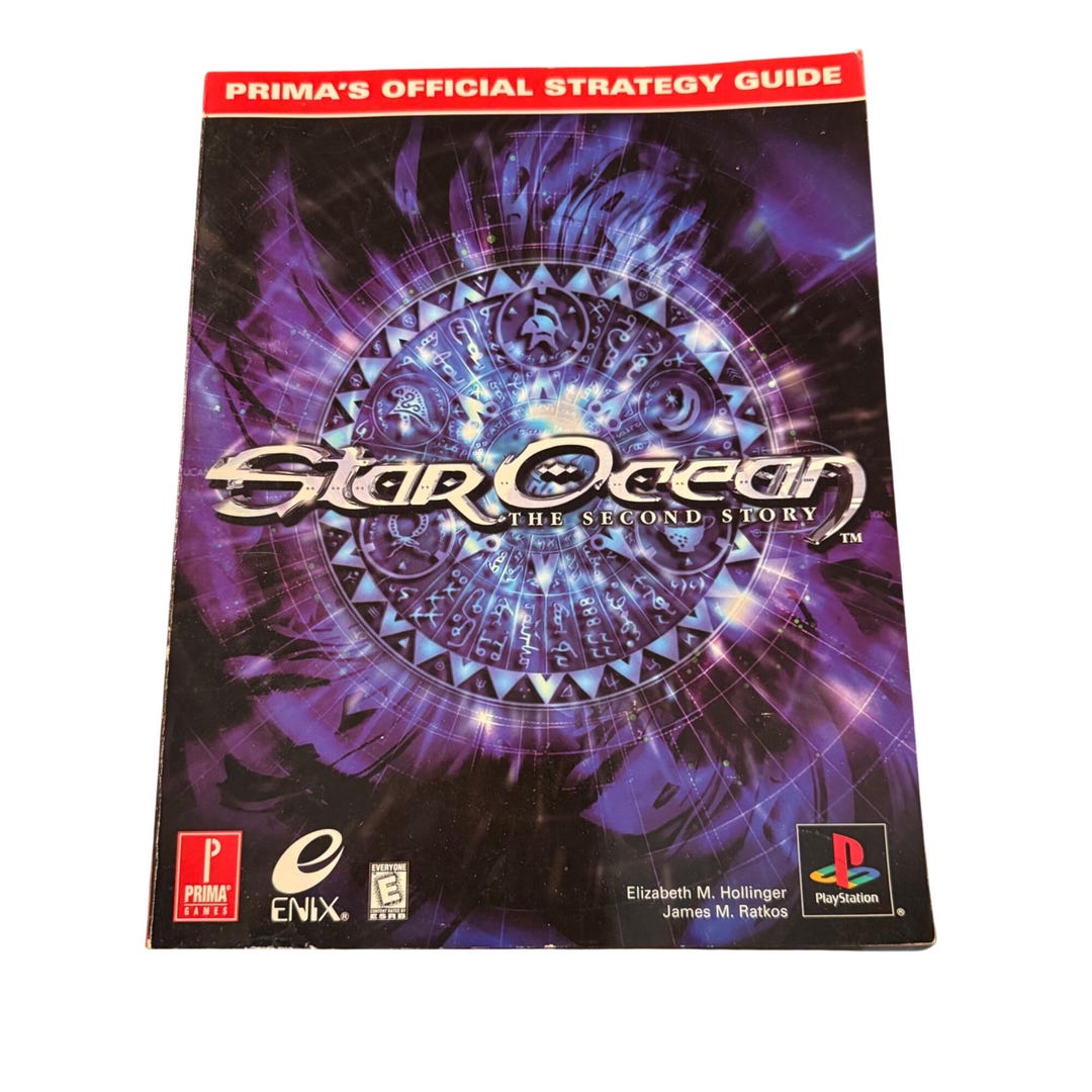 Primas Official Strategy Guide Star Ocean the Second Story Playstation ...