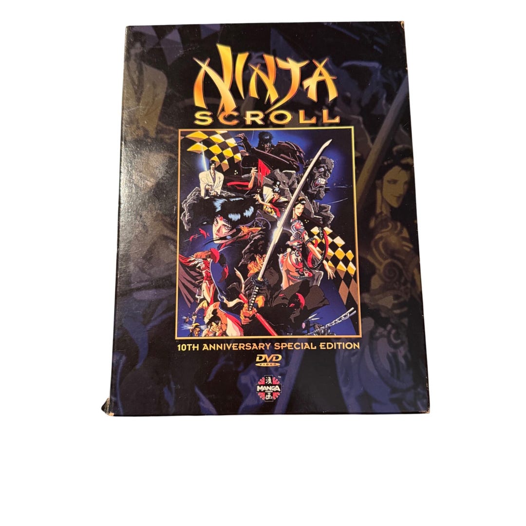 Ninja Scroll 10th Anniversary Special Edition DVD Dual Side Digitally ...