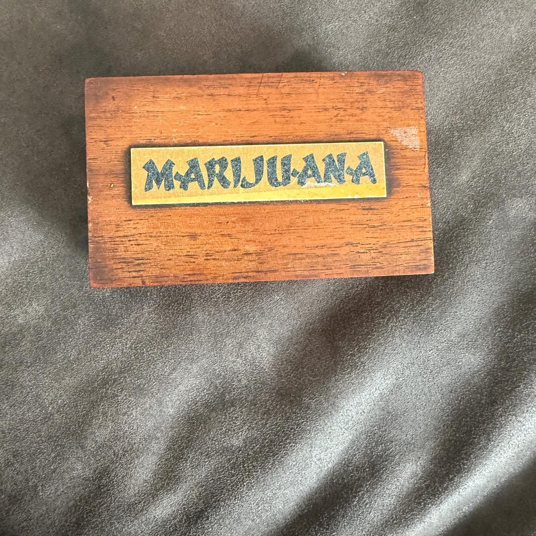Wooden Marijuana Stash Box - Etsy