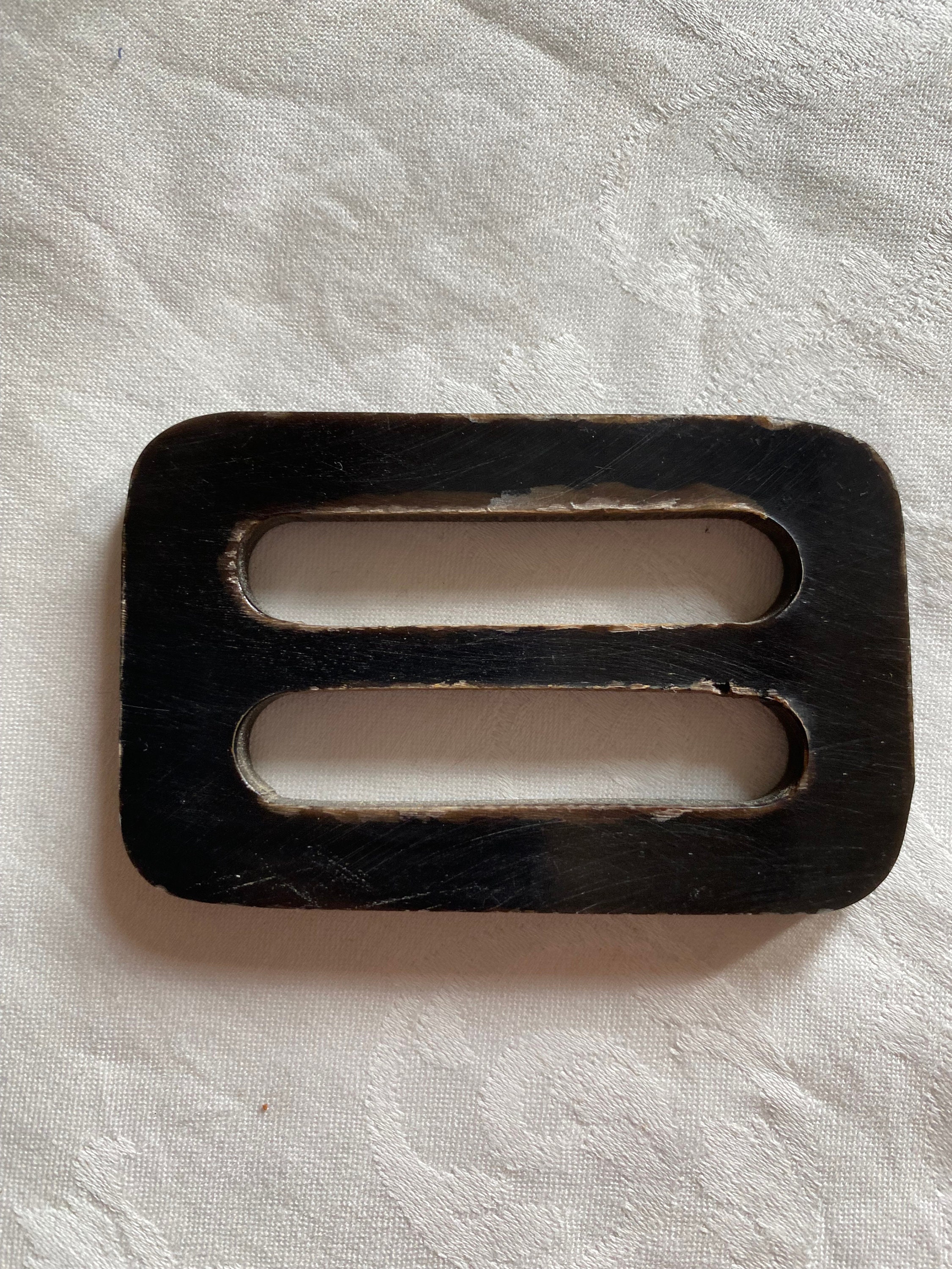 Rectangular Horn Slide Buckle for Belt, Hat, Jacket Closure or ...