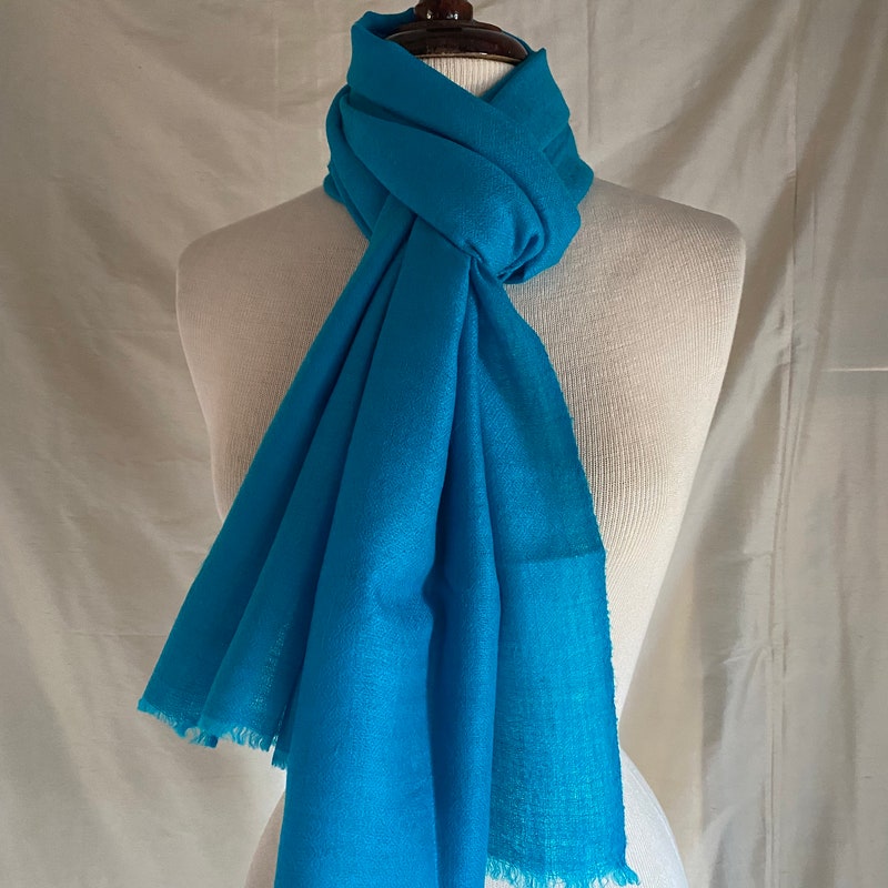 Turquoise Scarves - Etsy